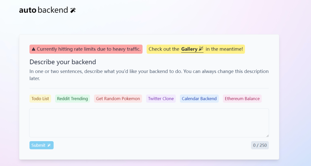 [免费]Auto Backend AI中国-AI工具箱