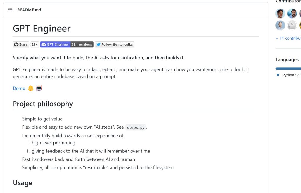gpt-engineer AI中国-AI工具箱